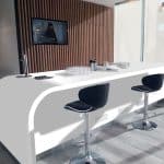 HIMACS Alpine White Solid Surface | White Solid