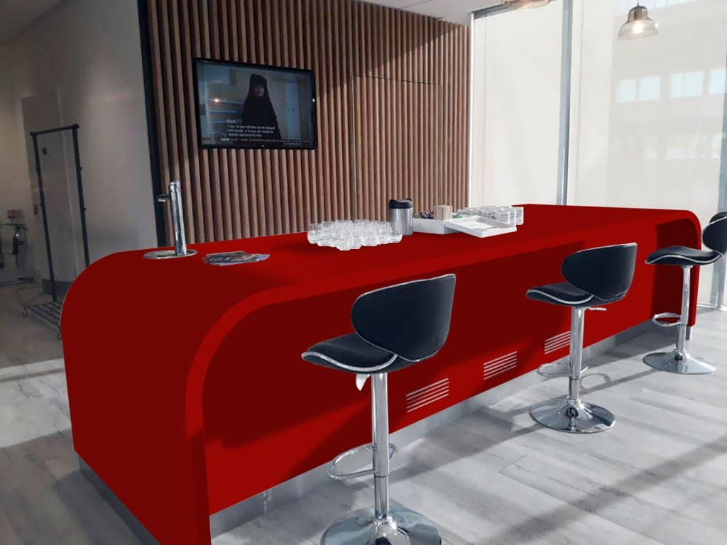 Staron Super Solid Univers Solid Surface | Red Solid