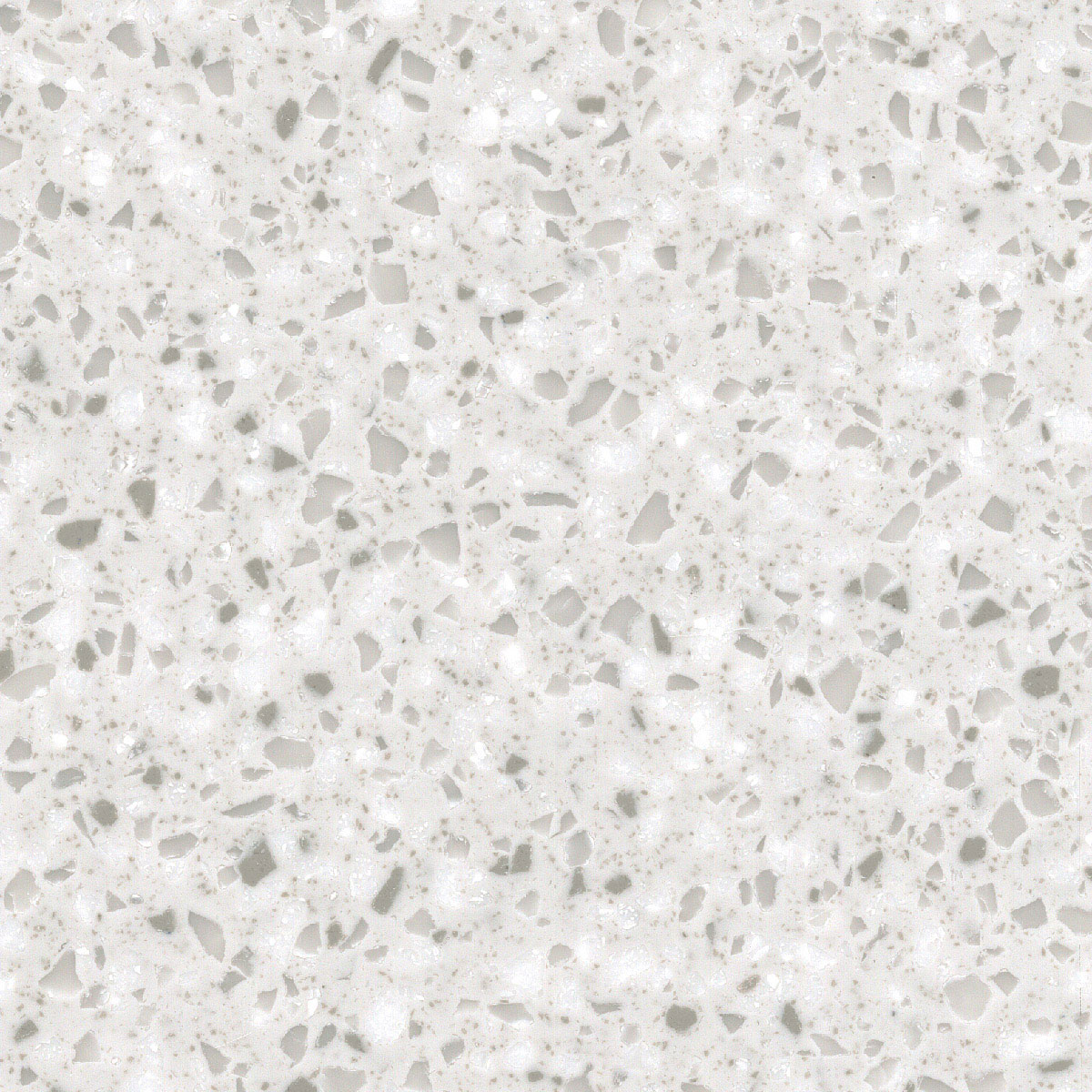 Corian Silver Birch Solid Surface | White Grey Speckles