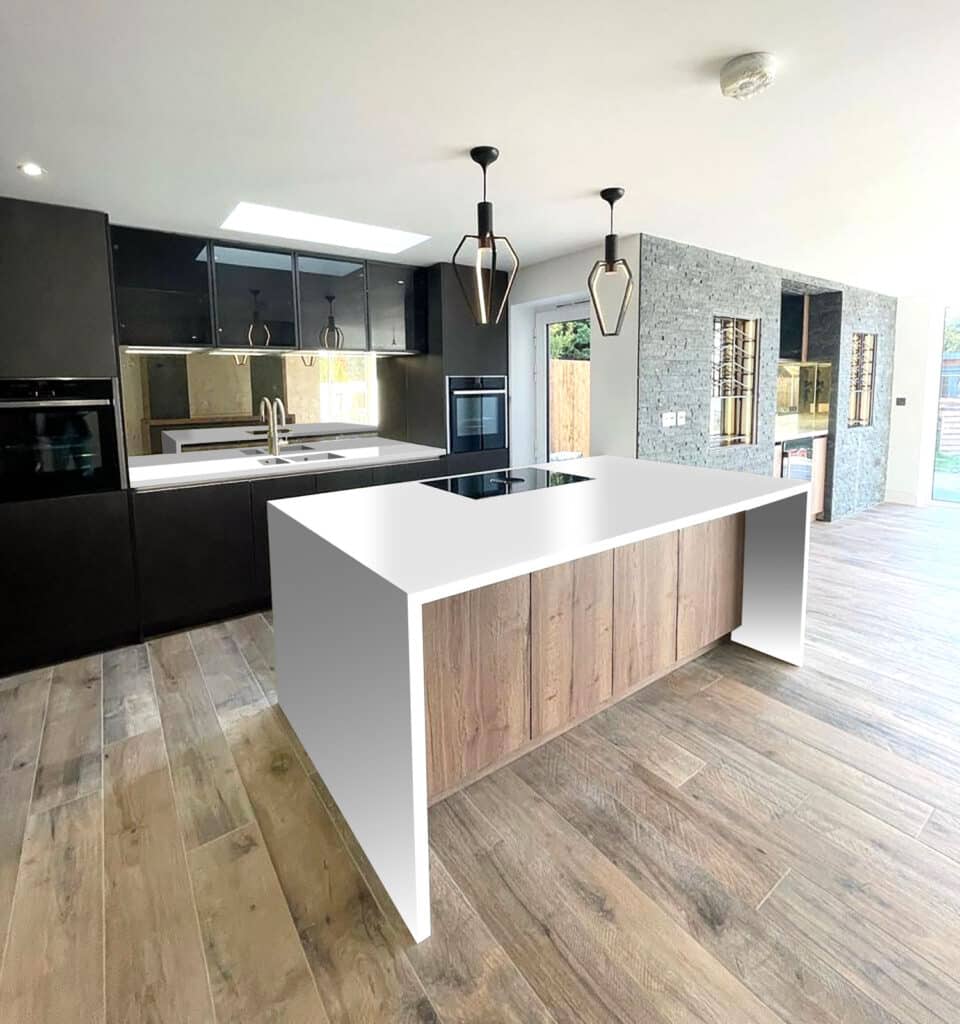 HIMACS Alpine White Solid Surface | White Solid