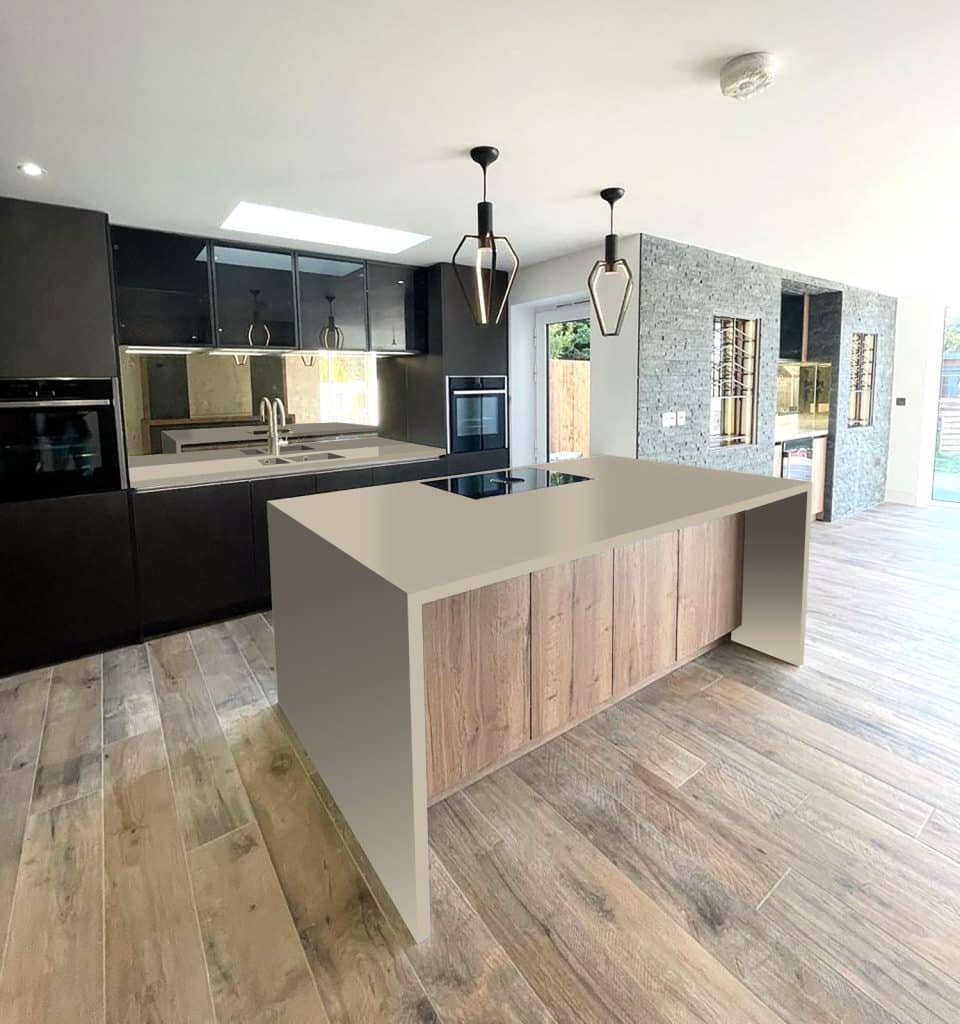 HIMACS Suede Solid Surface | Beige Solid