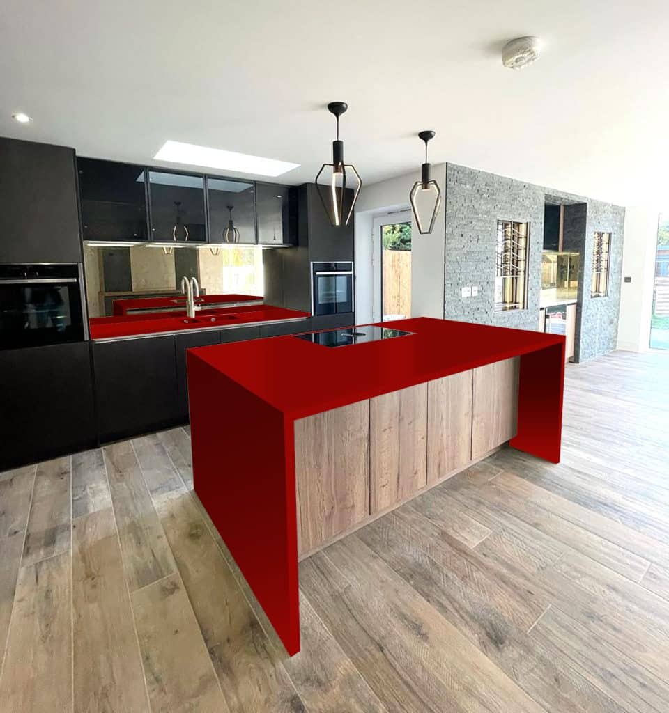 Staron Super Solid Univers Solid Surface | Red Solid