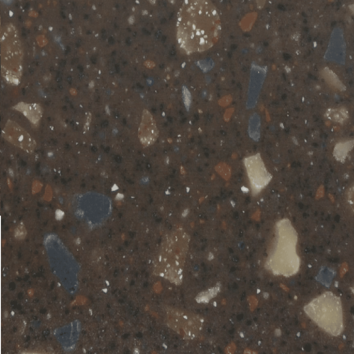 Staron Pebble Terrain Solid Surface | Brown Speckled